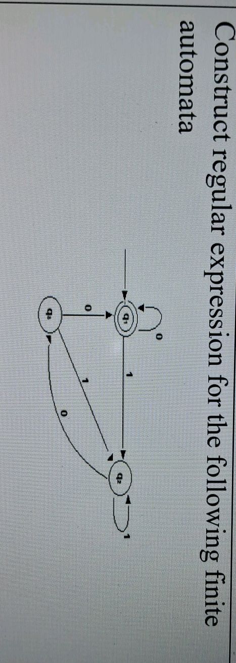 Construct regular expression for the | StudyX