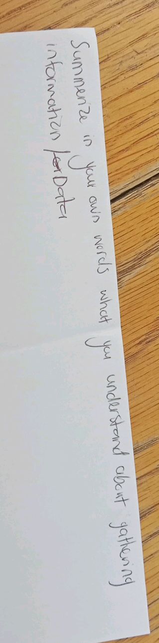 Summarize in your own words what you | StudyX