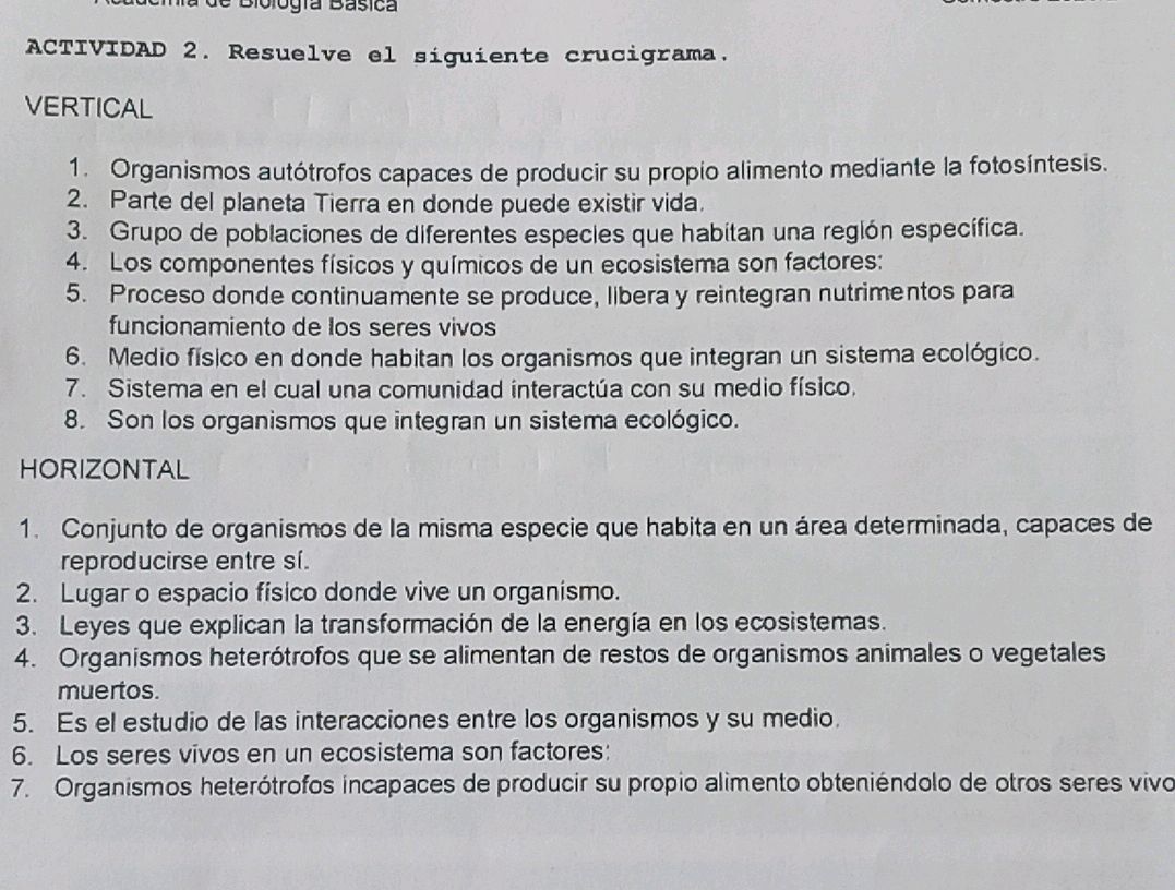 ACTIVIDAD 2. Resuelve el siguiente | StudyX