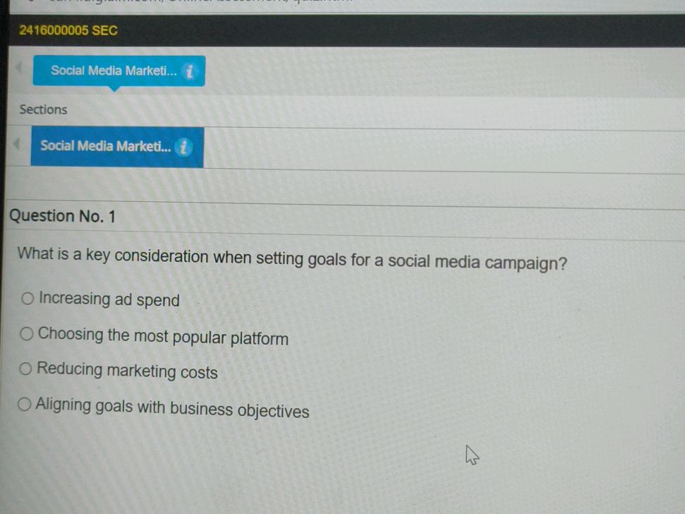 What is a key consideration when setting | StudyX