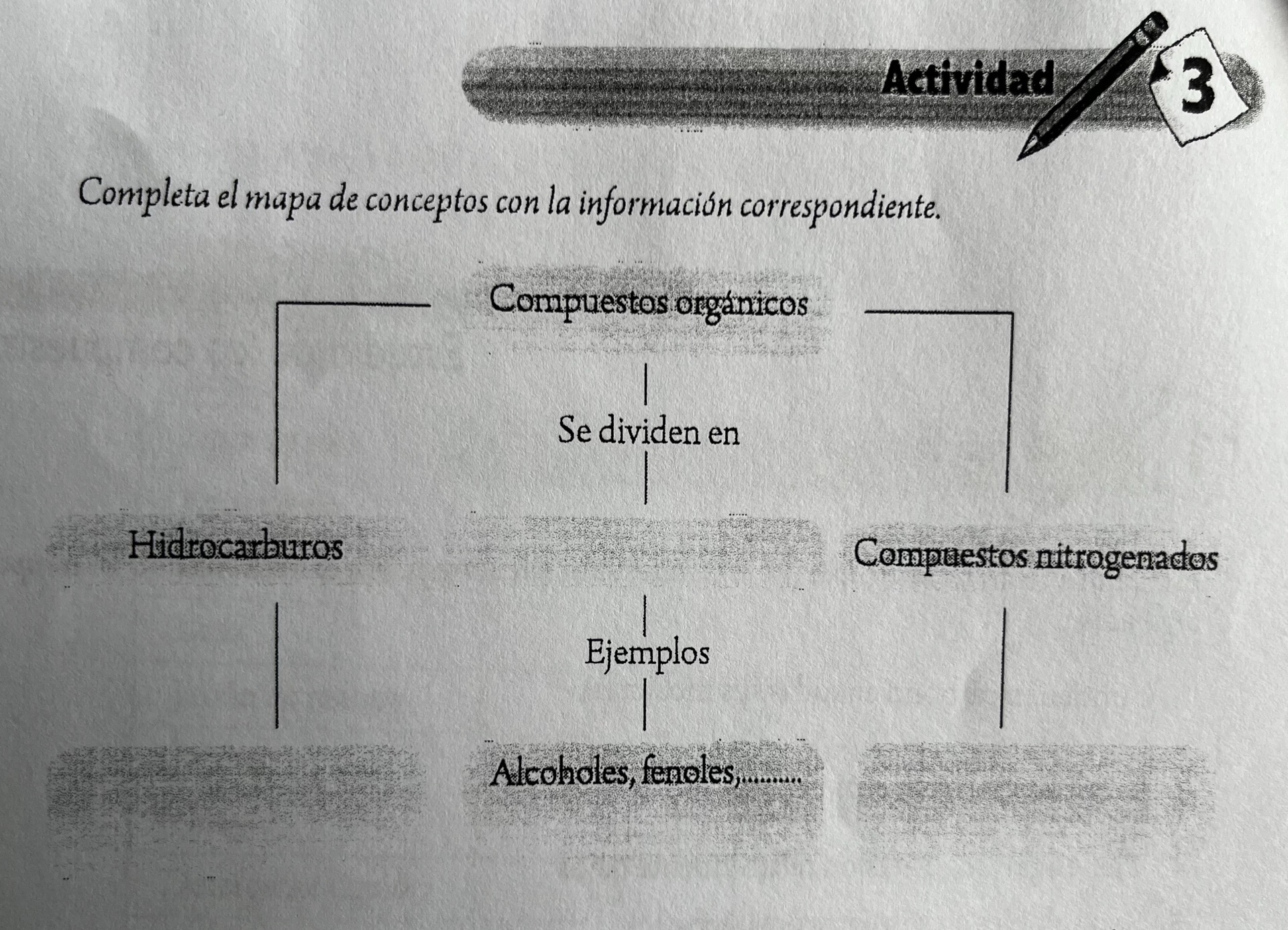 Completa el mapa de conceptos con la | StudyX