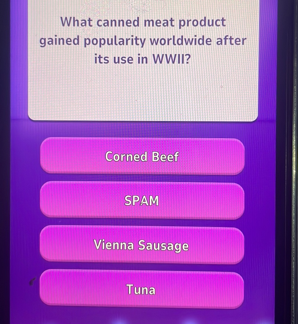 What canned meat product gained popularity | StudyX