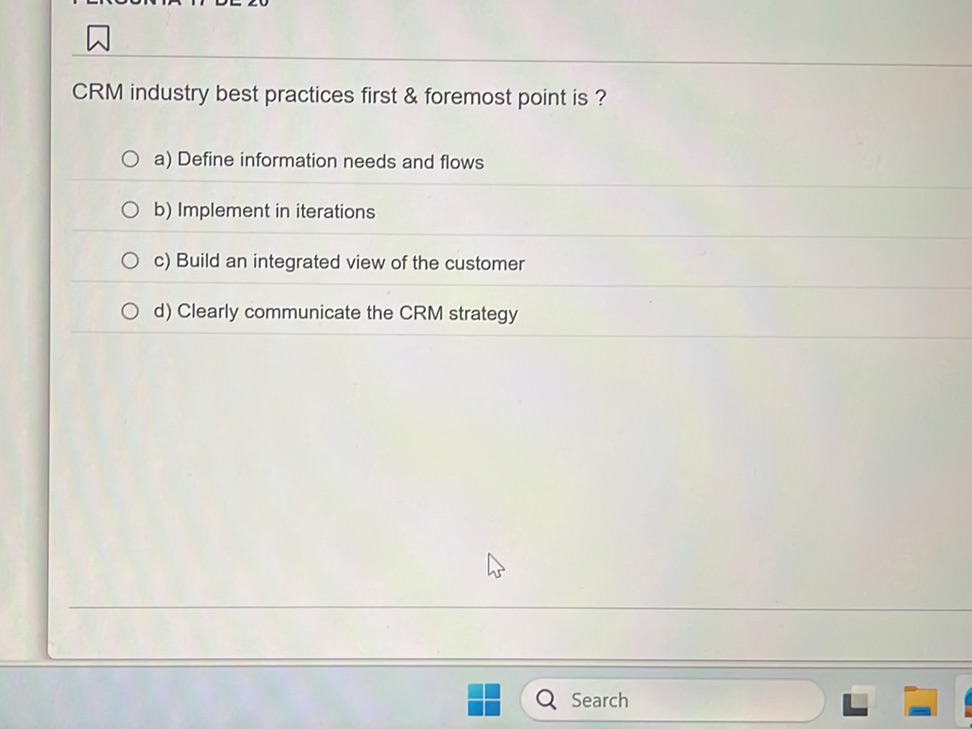 CRM industry best practices first foremost | StudyX