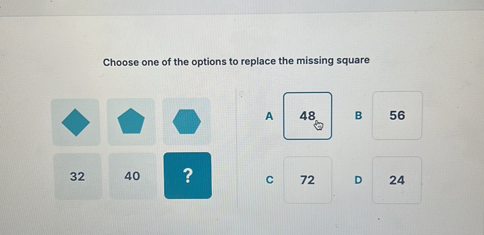 Choose one of the options to replace the | StudyX
