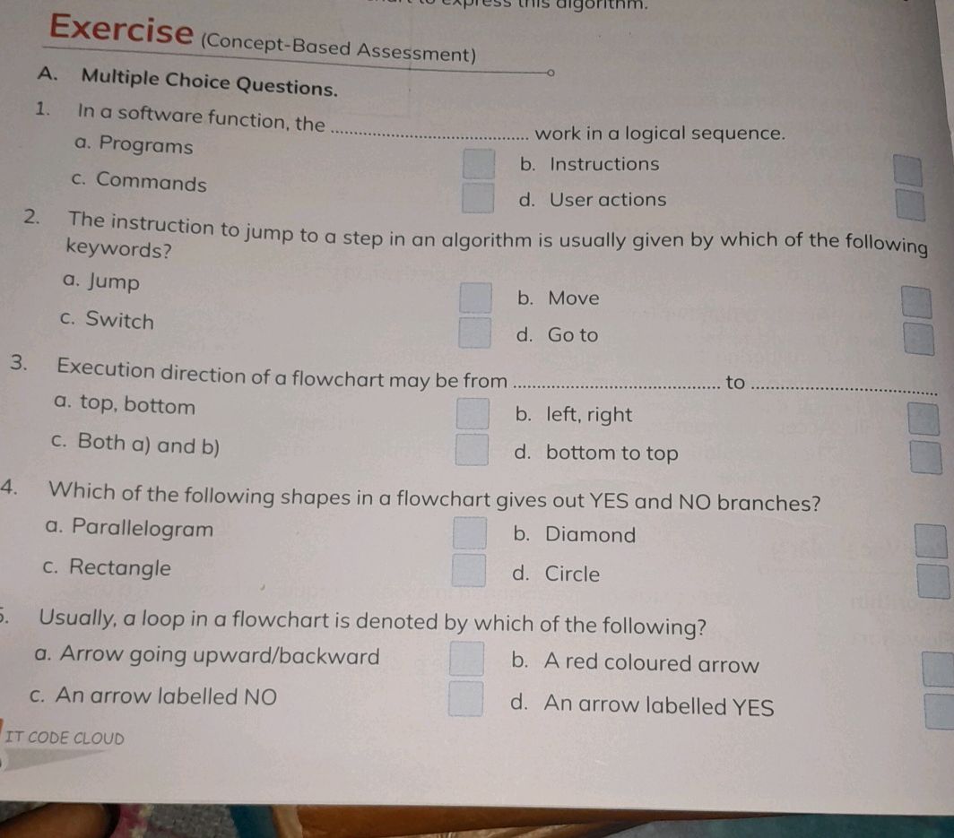 A. Multiple Choice Questions. 1. In a | StudyX