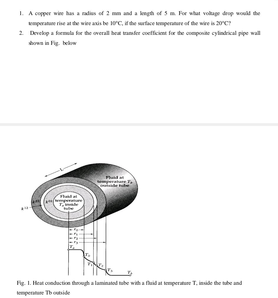 A copper wire has a radius of 2 mm and a