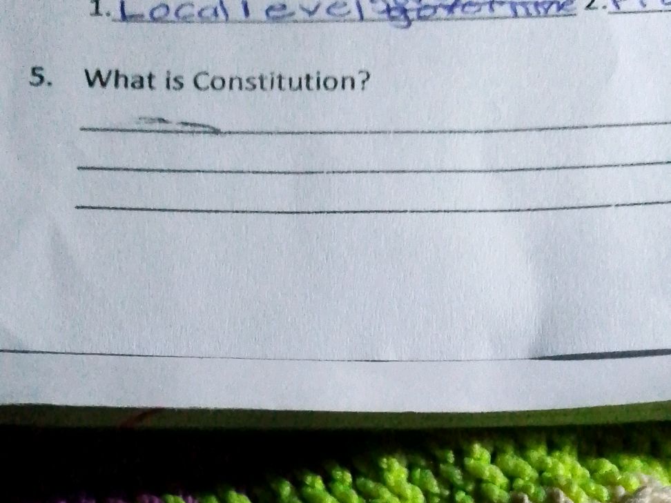 What is the Constitution? | StudyX