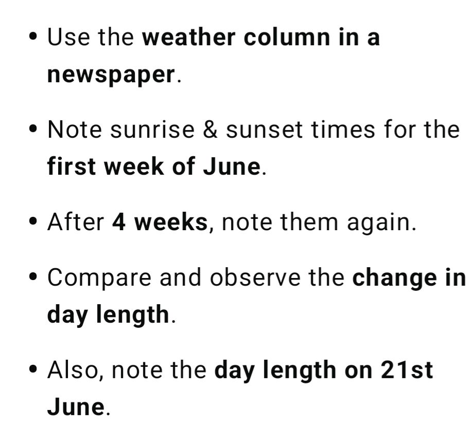 Use the weather column in a newspaper. Note | StudyX