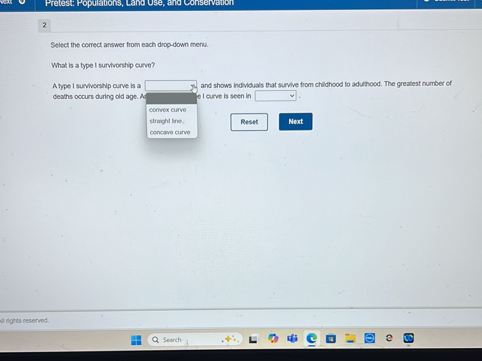 Select the correct answer from each | StudyX