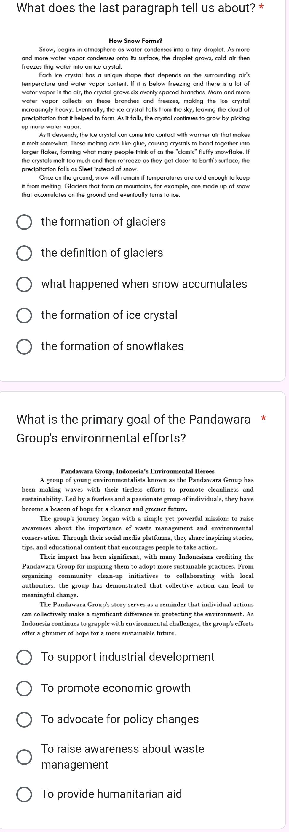 What does the last paragraph tell us about? | StudyX