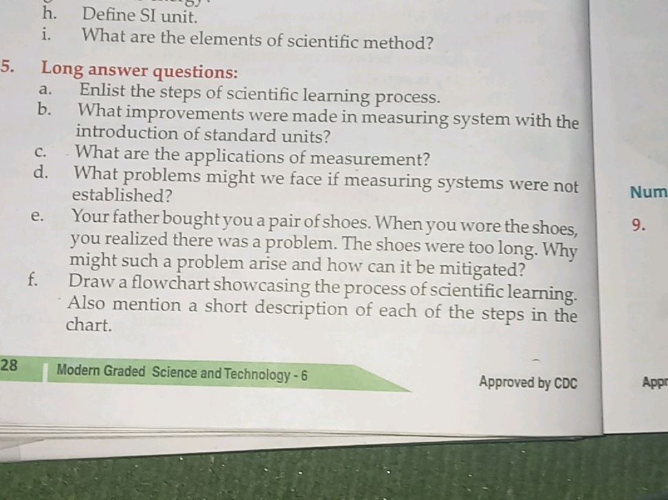 a. Enlist the steps of scientific learning | StudyX