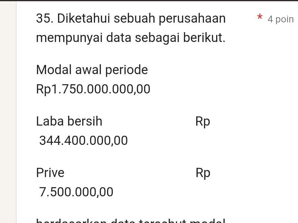 35. Diketahui sebuah perusahaan mempunyai | StudyX