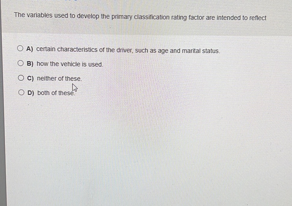 The variables used to develop the primary | StudyX