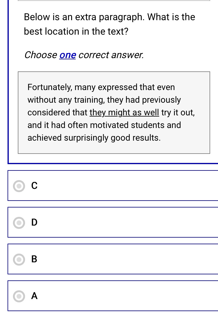 Below is an extra paragraph. What is the | StudyX
