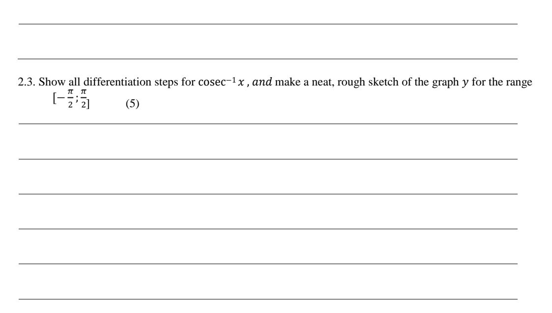 2.3. Show all differentiation steps for \( | StudyX