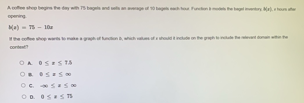 A coffee shop begins the day with 75 bagels | StudyX