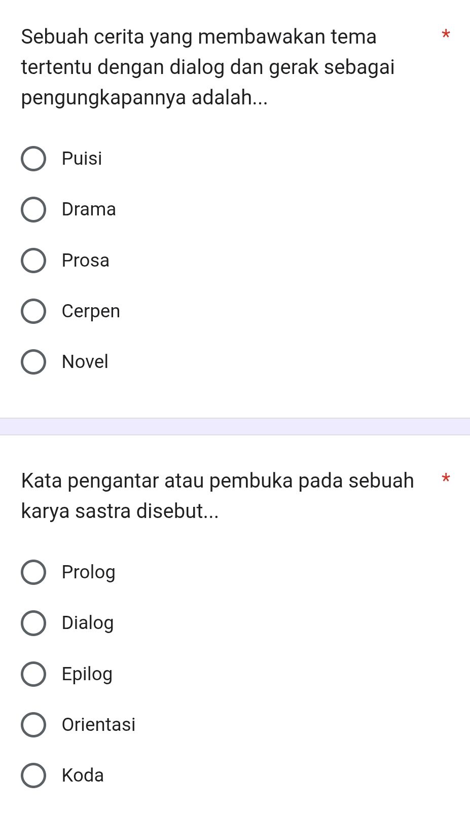 Sebuah cerita yang membawakan tema tertentu | StudyX