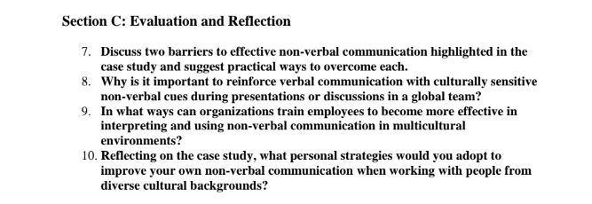 7. Discuss two barriers to effective | StudyX