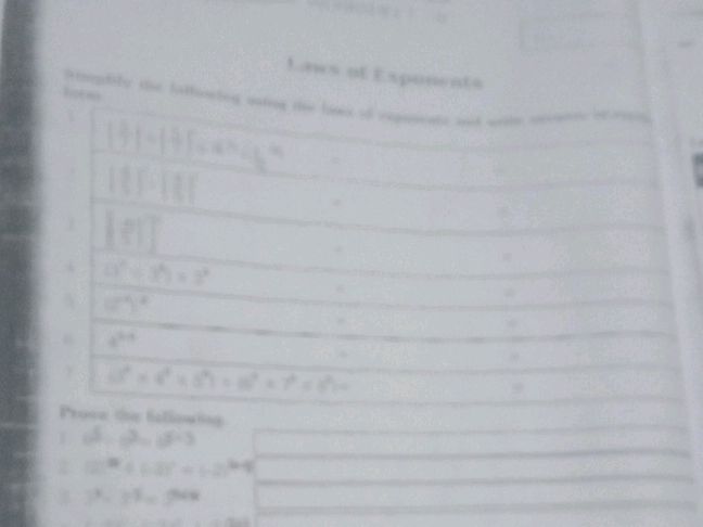 Simplify the following using the laws of | StudyX