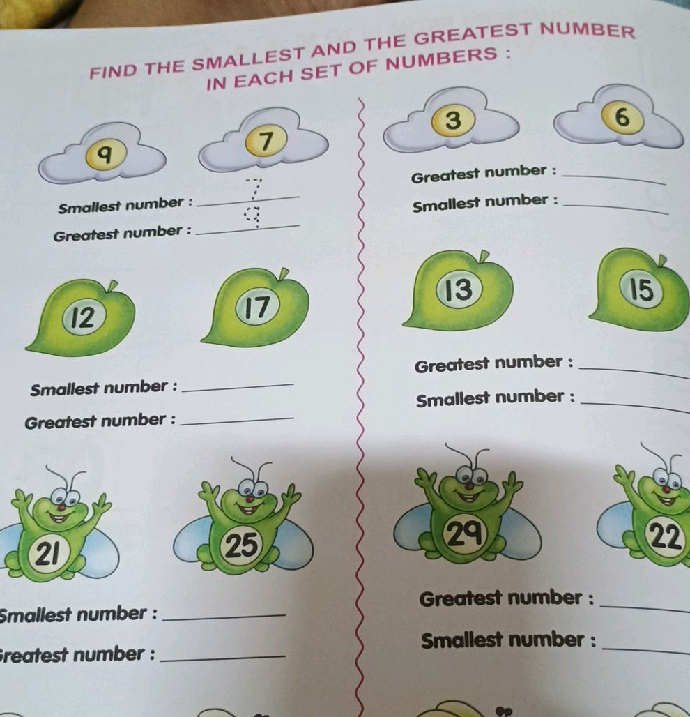 FIND THE SMALLEST AND THE GREATEST NUMBER IN | StudyX