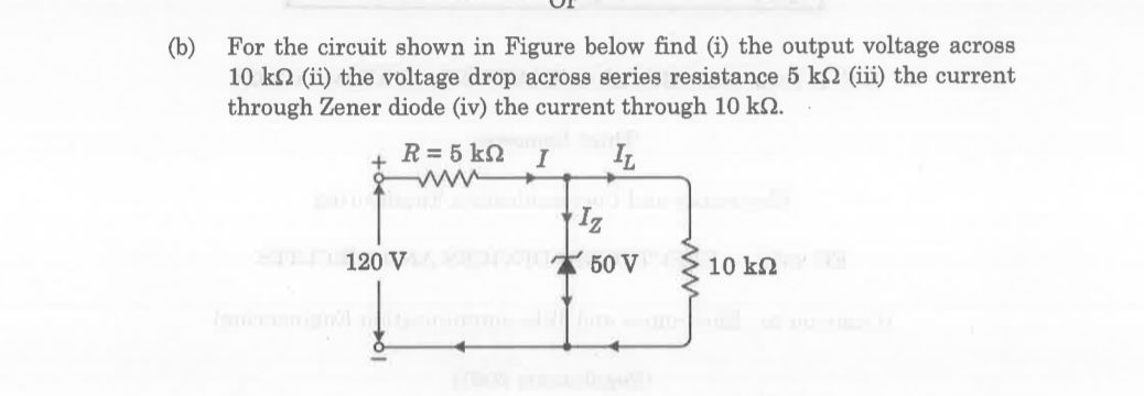 (b) For the circuit shown in Figure below | StudyX