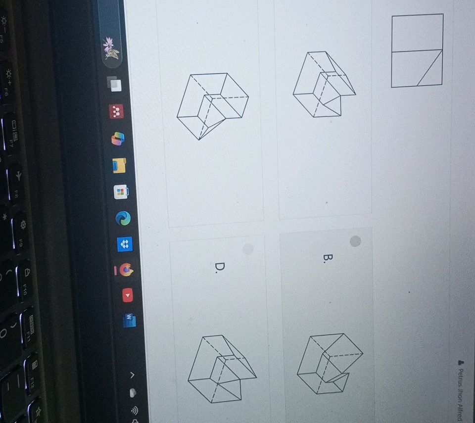 The image presents a 3D geometry problem. It | StudyX