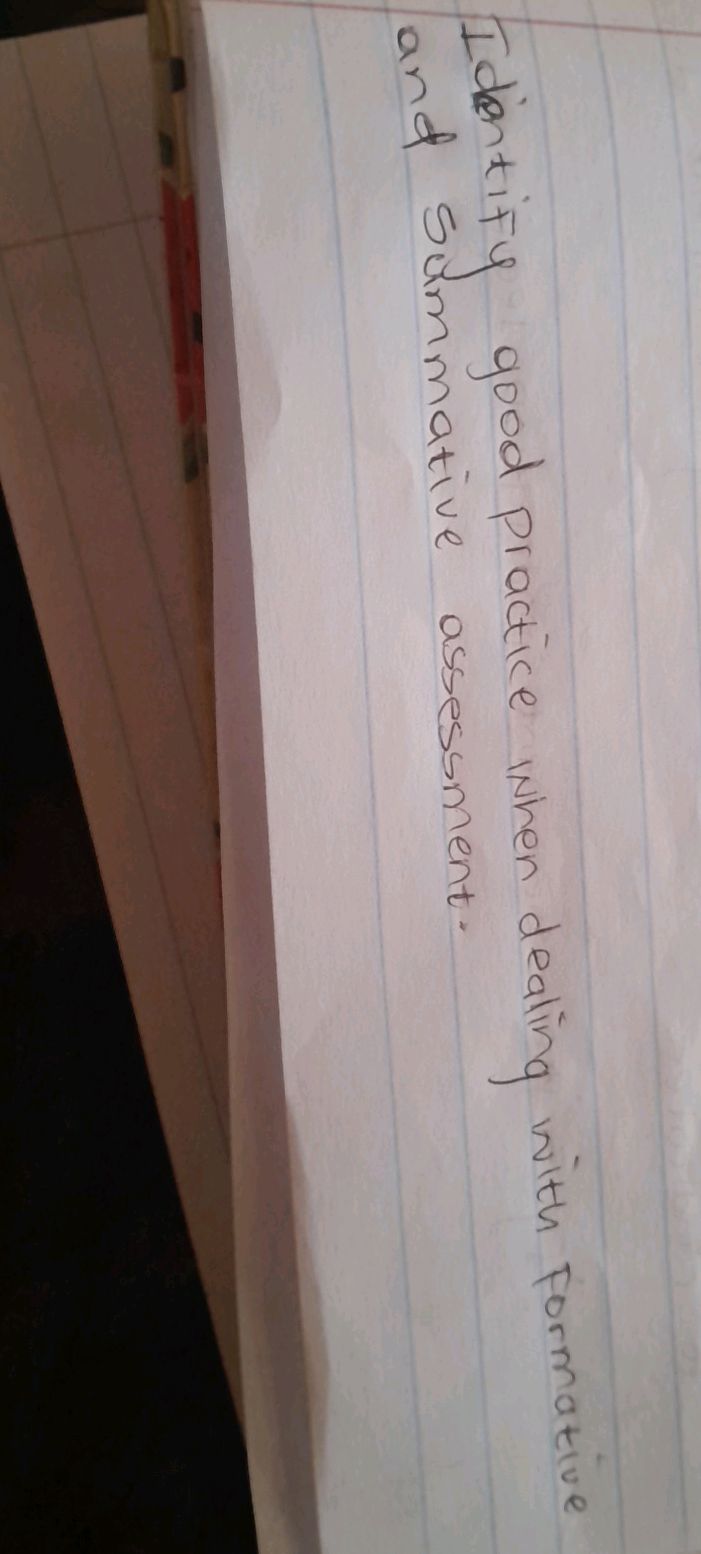 Identify good practice when dealing with | StudyX