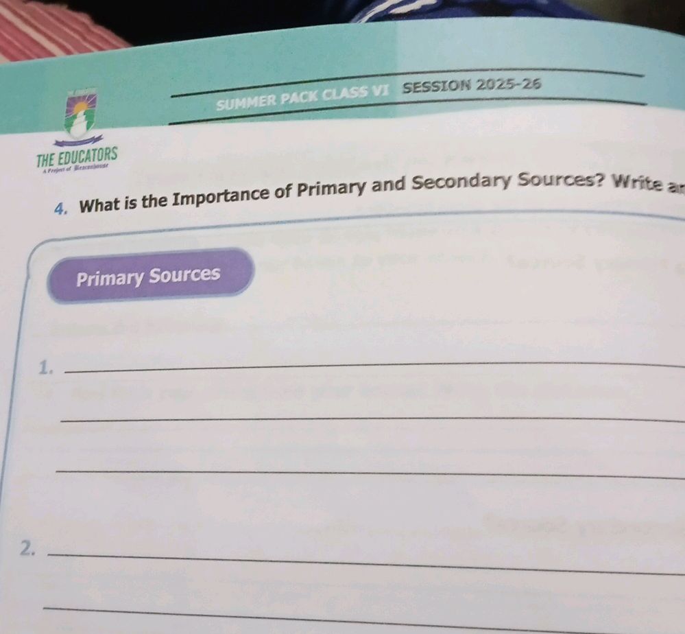 4. What is the Importance of Primary and | StudyX