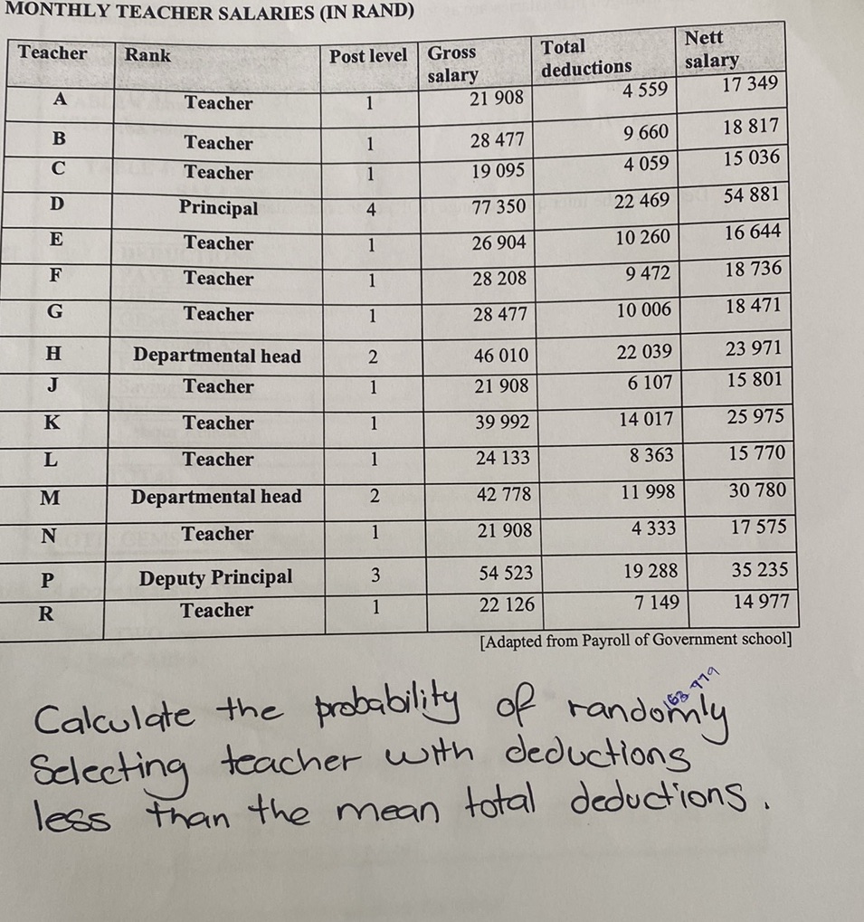 Calculate the probability of randomly | StudyX