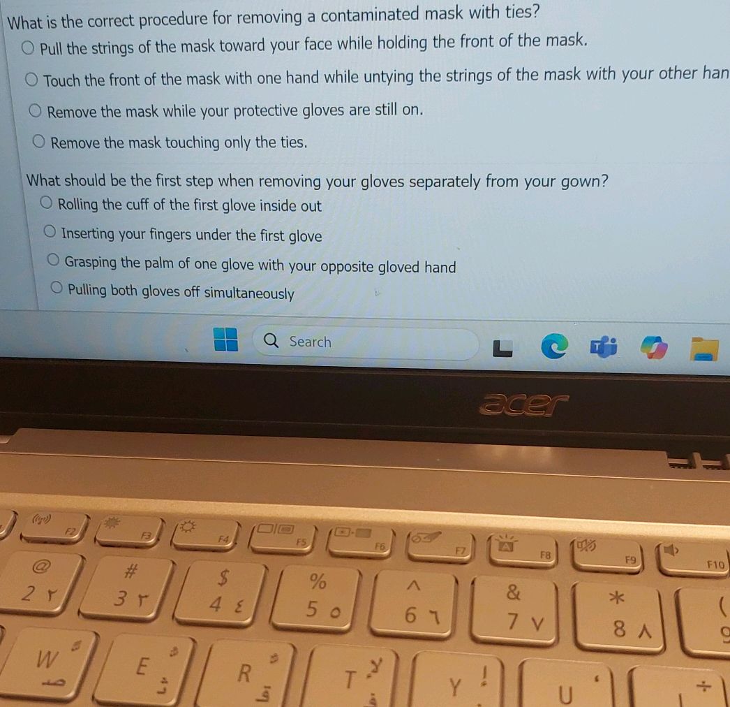 What is the correct procedure for removing a | StudyX