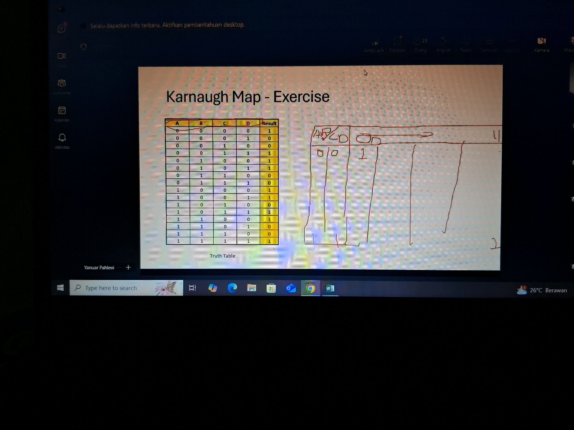 Karnaugh Map - Exercise | A | B | C | D | | StudyX
