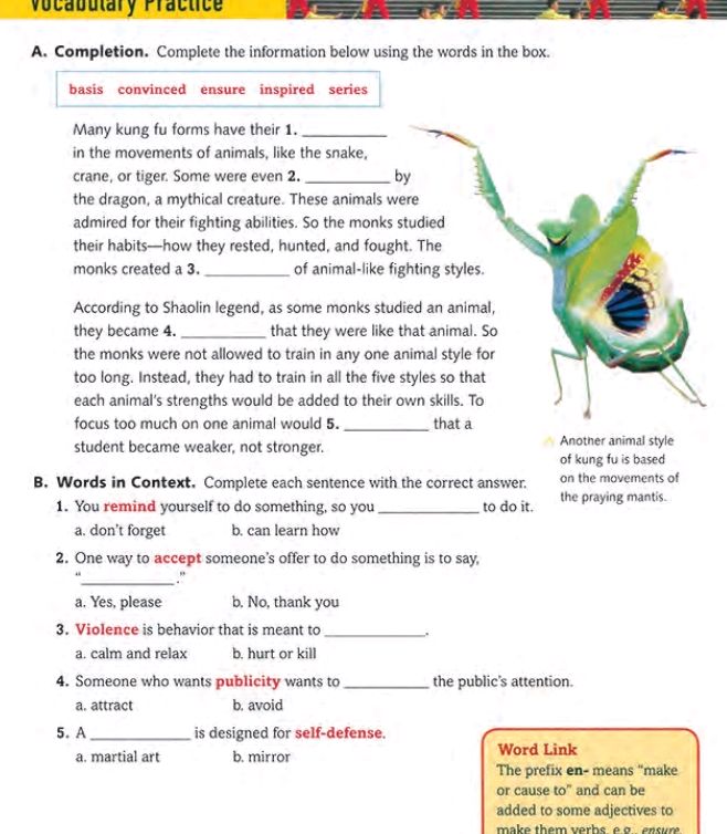A. Completion. Complete the information | StudyX