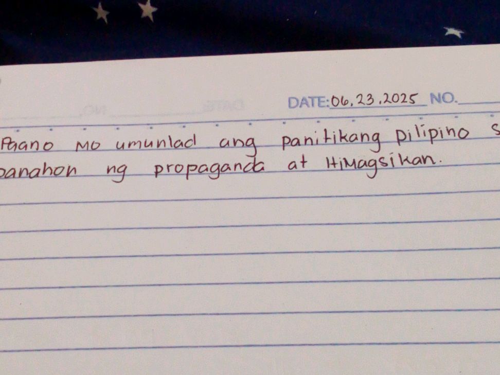 Paano mo umunlad ang panitikang pilipino sa | StudyX