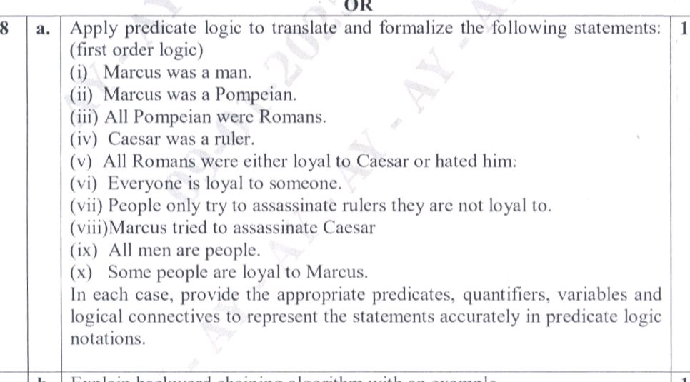 Apply predicate logic to translate and