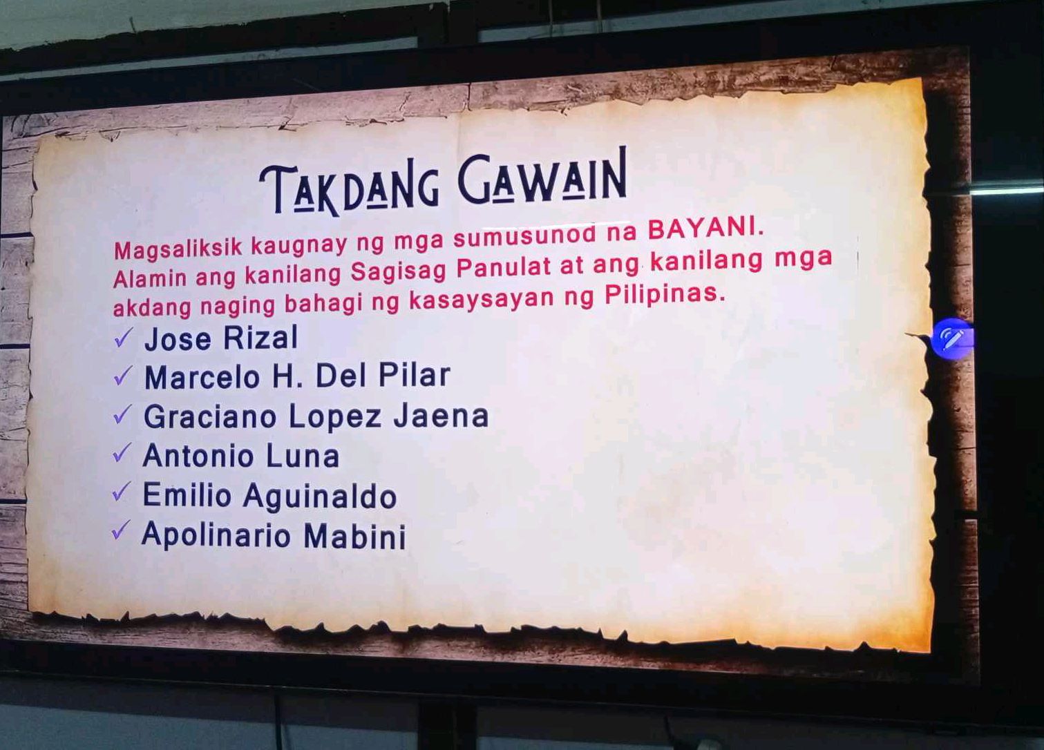 TAKDANG GAWAIN Magsaliksik kaugnay ng mga | StudyX