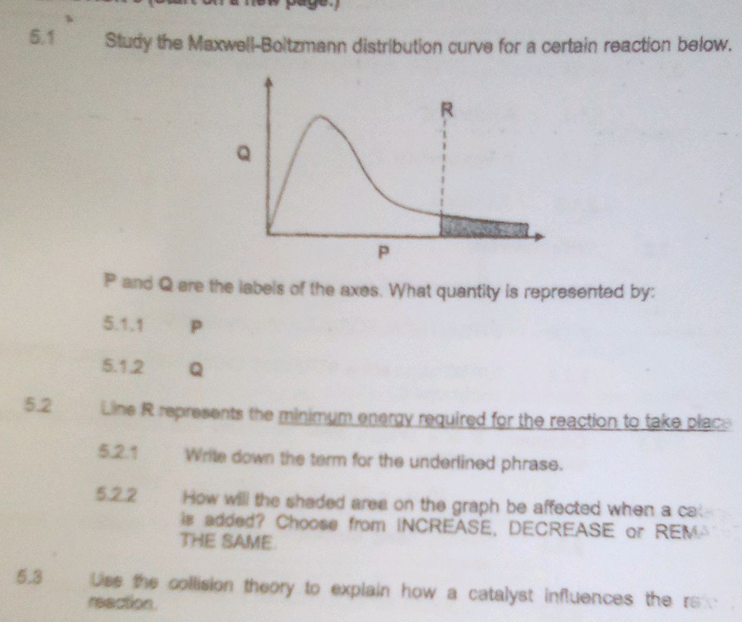 5.1 Study the Maxwell-Boltzmann distribution | StudyX