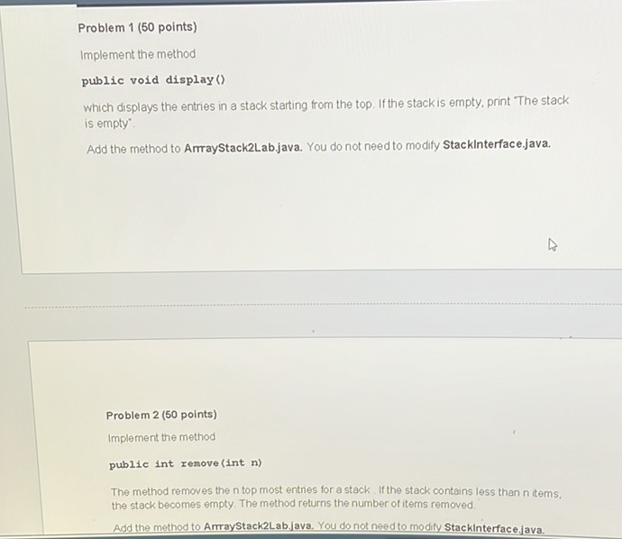 Problem 1 (50 points) Implement the method | StudyX