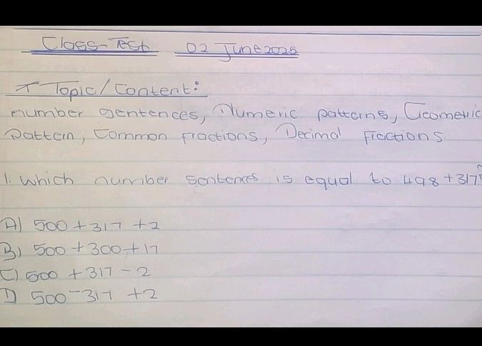 1. which number sentences is equal to | StudyX