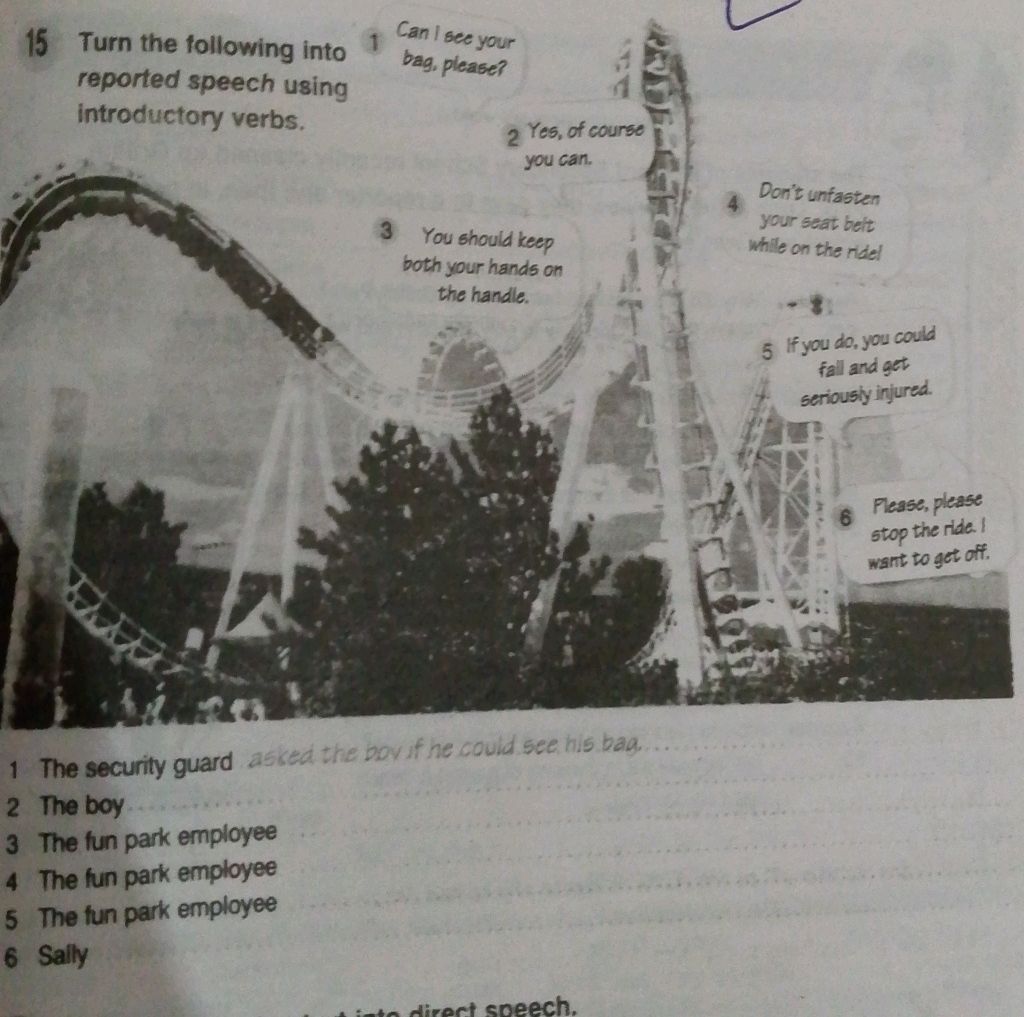 15 Turn the following into reported speech | StudyX
