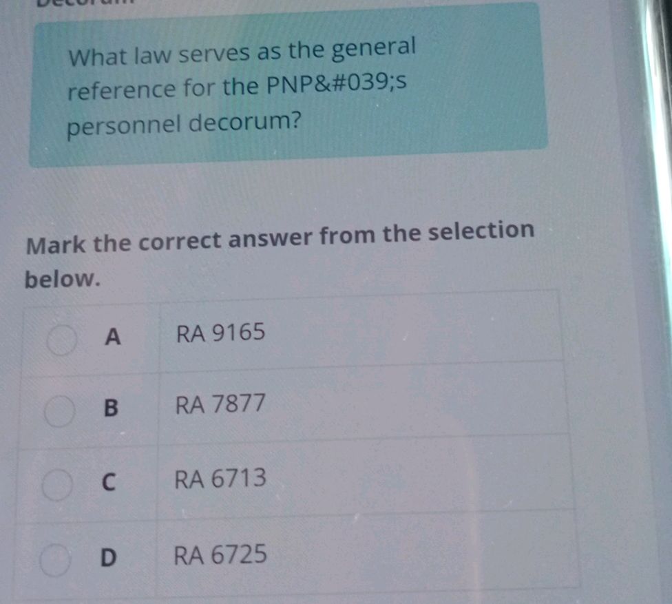 What law serves as the general reference for | StudyX