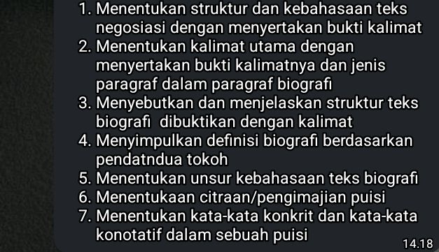 1. Menentukan struktur dan kebahasaan teks | StudyX