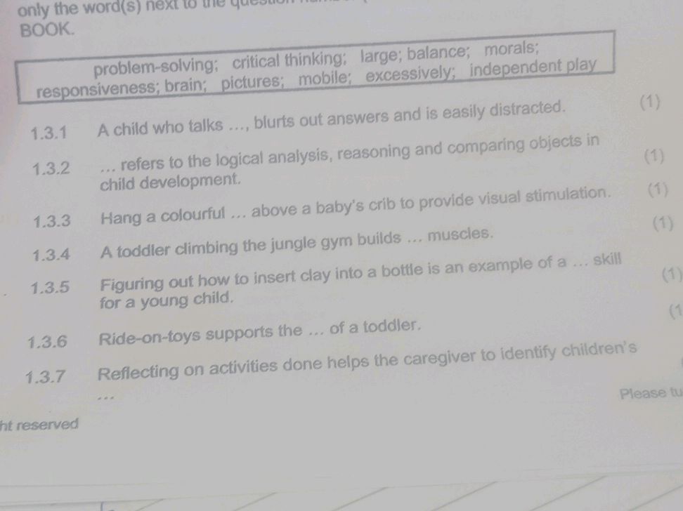 problem-solving; critical thinking; large; | StudyX