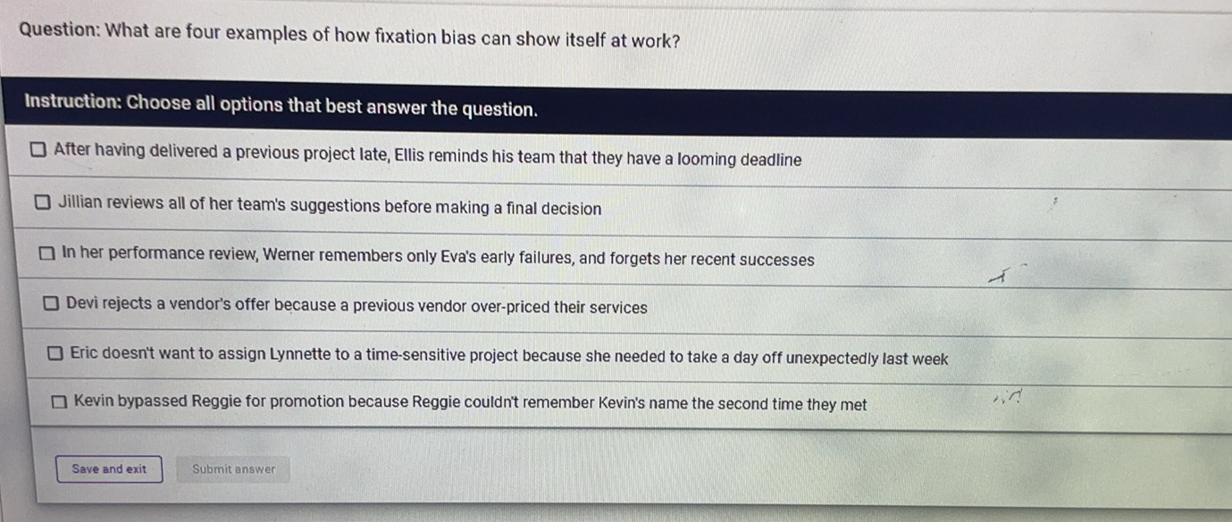 Question: What are four examples of how | StudyX