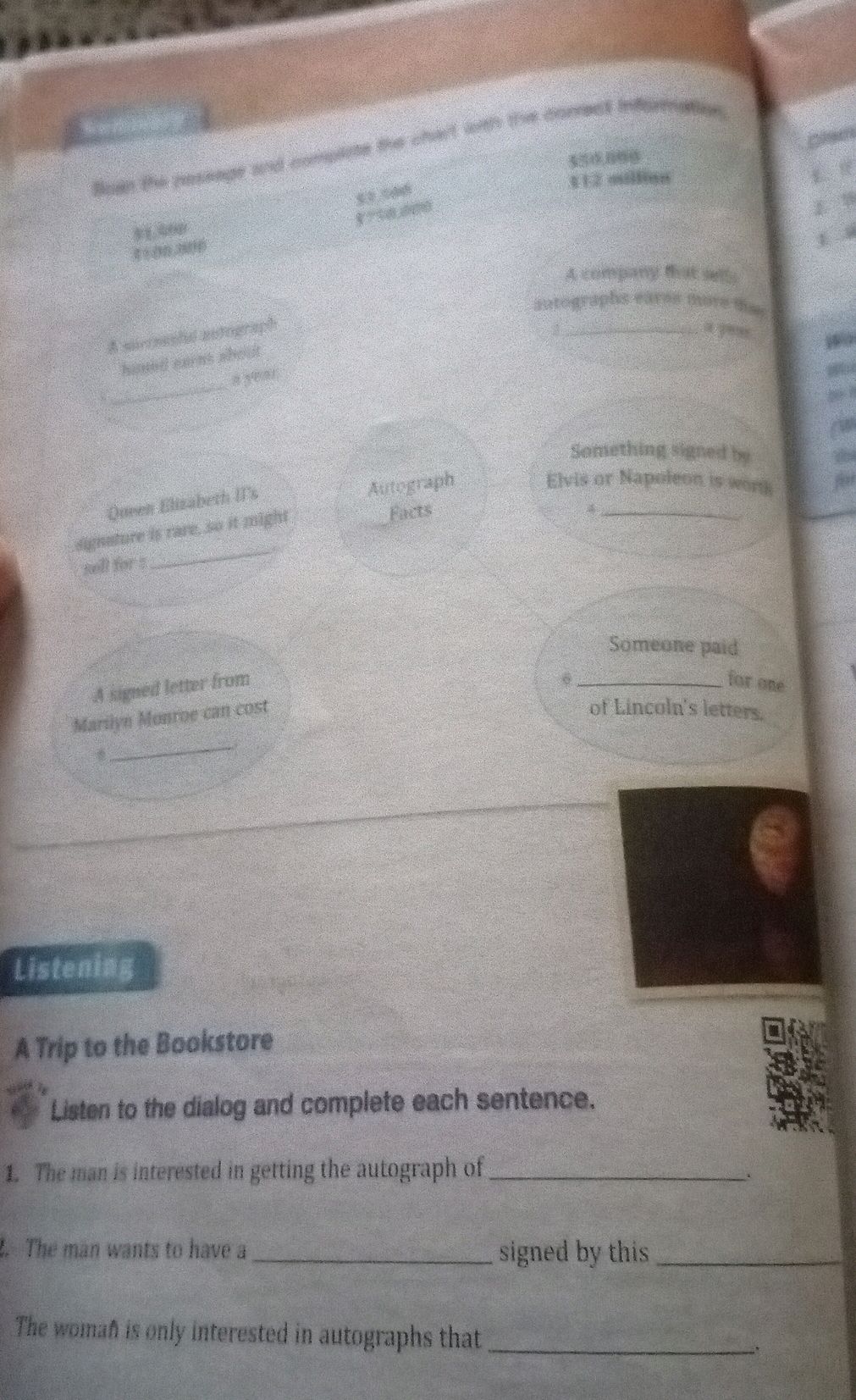 Scan the passage and complete the chart with | StudyX