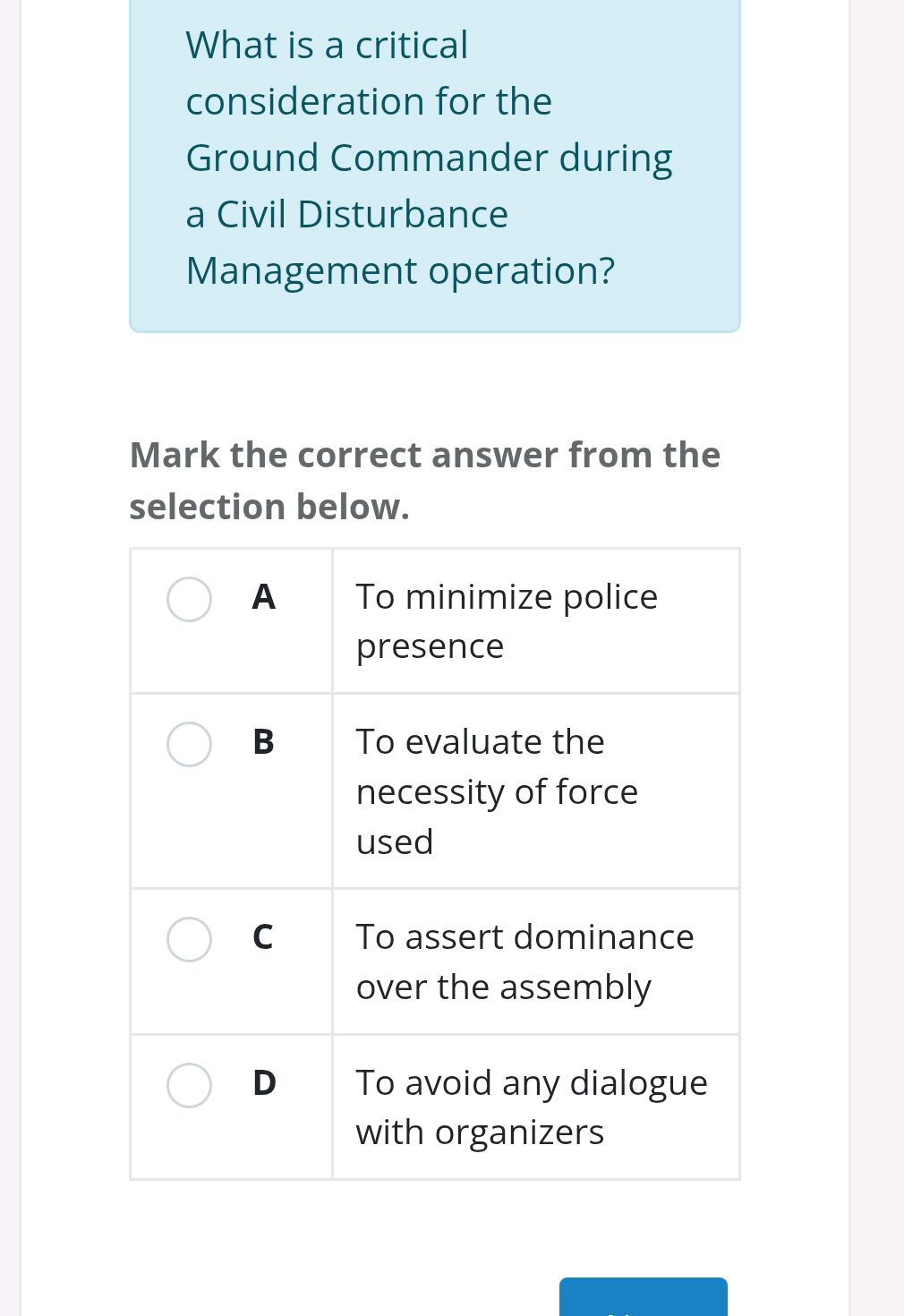 What is a critical consideration for the | StudyX