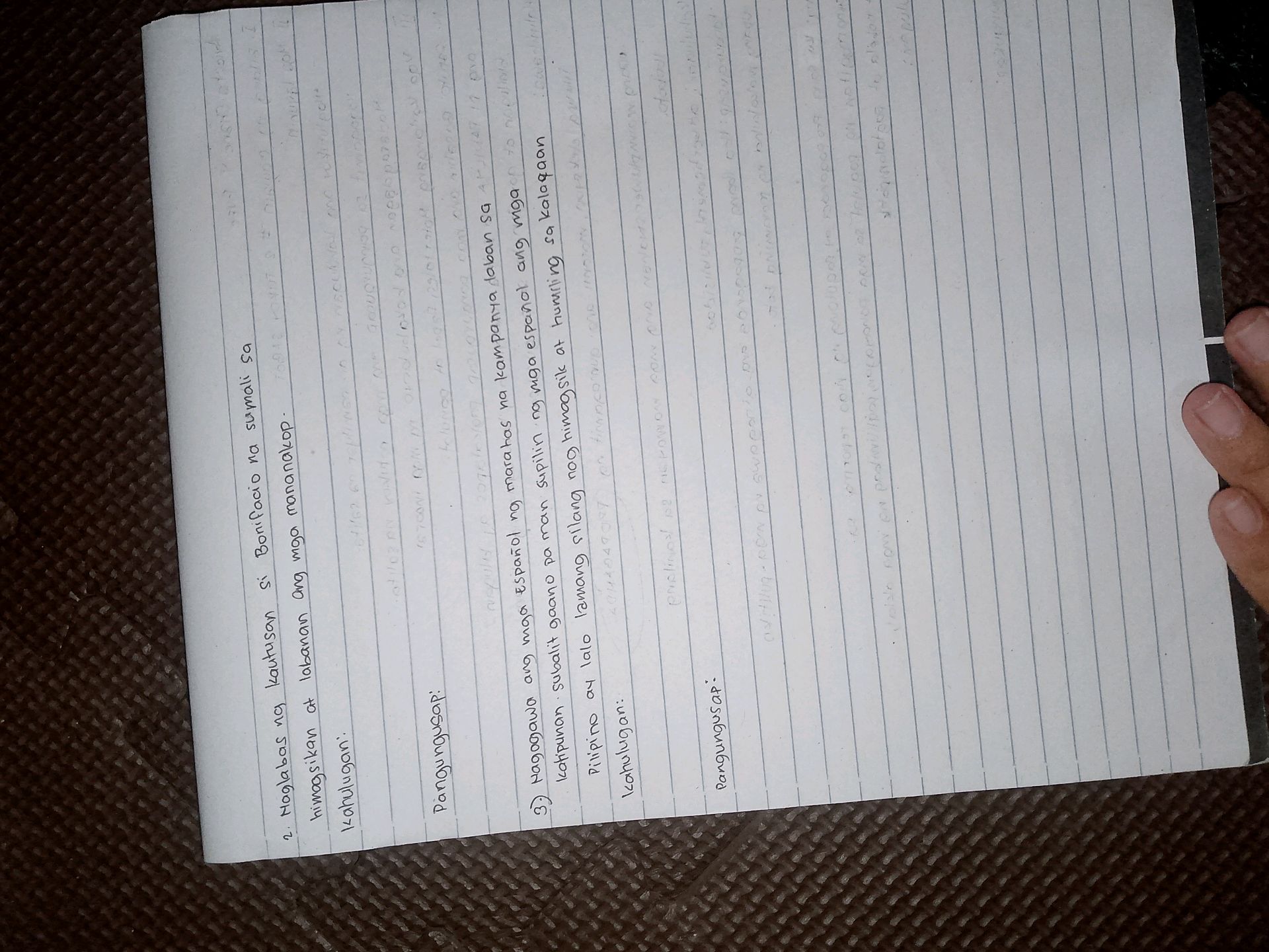 2. Naglabas ng kautusan si Bonifacio na | StudyX