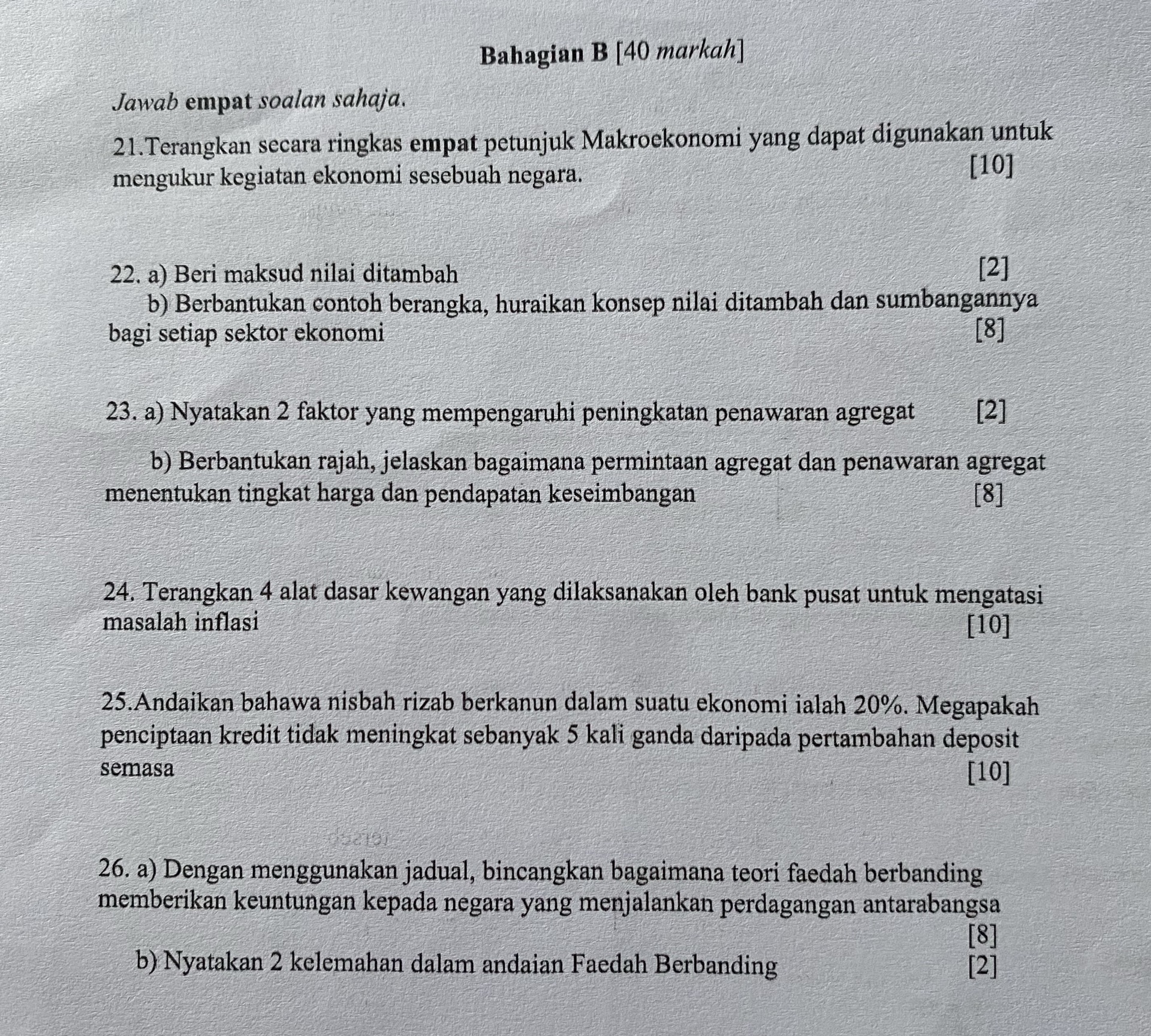 Jawab empat soalan sahaja. 21. Terangkan | StudyX