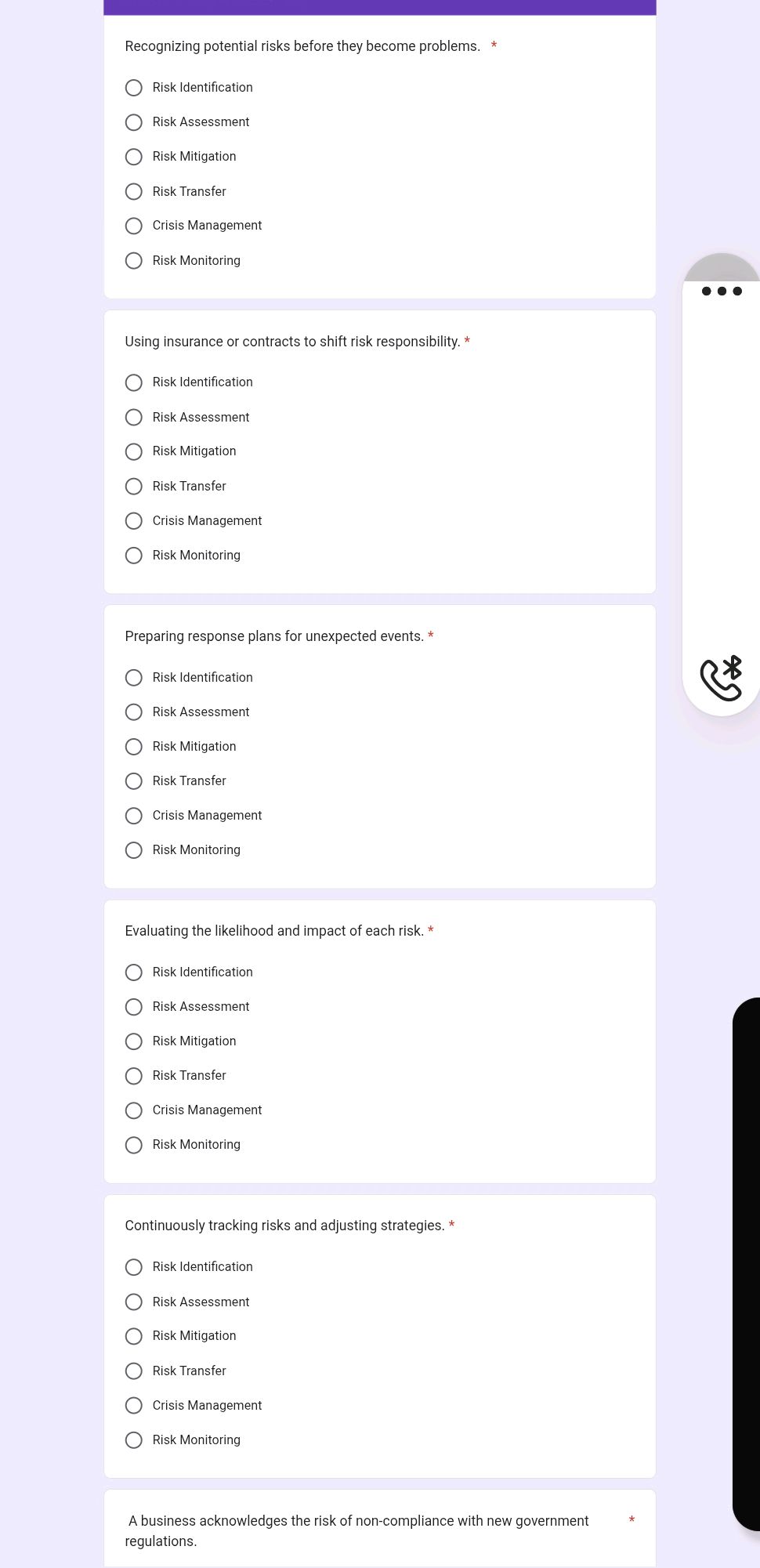 Recognizing potential risks before they | StudyX