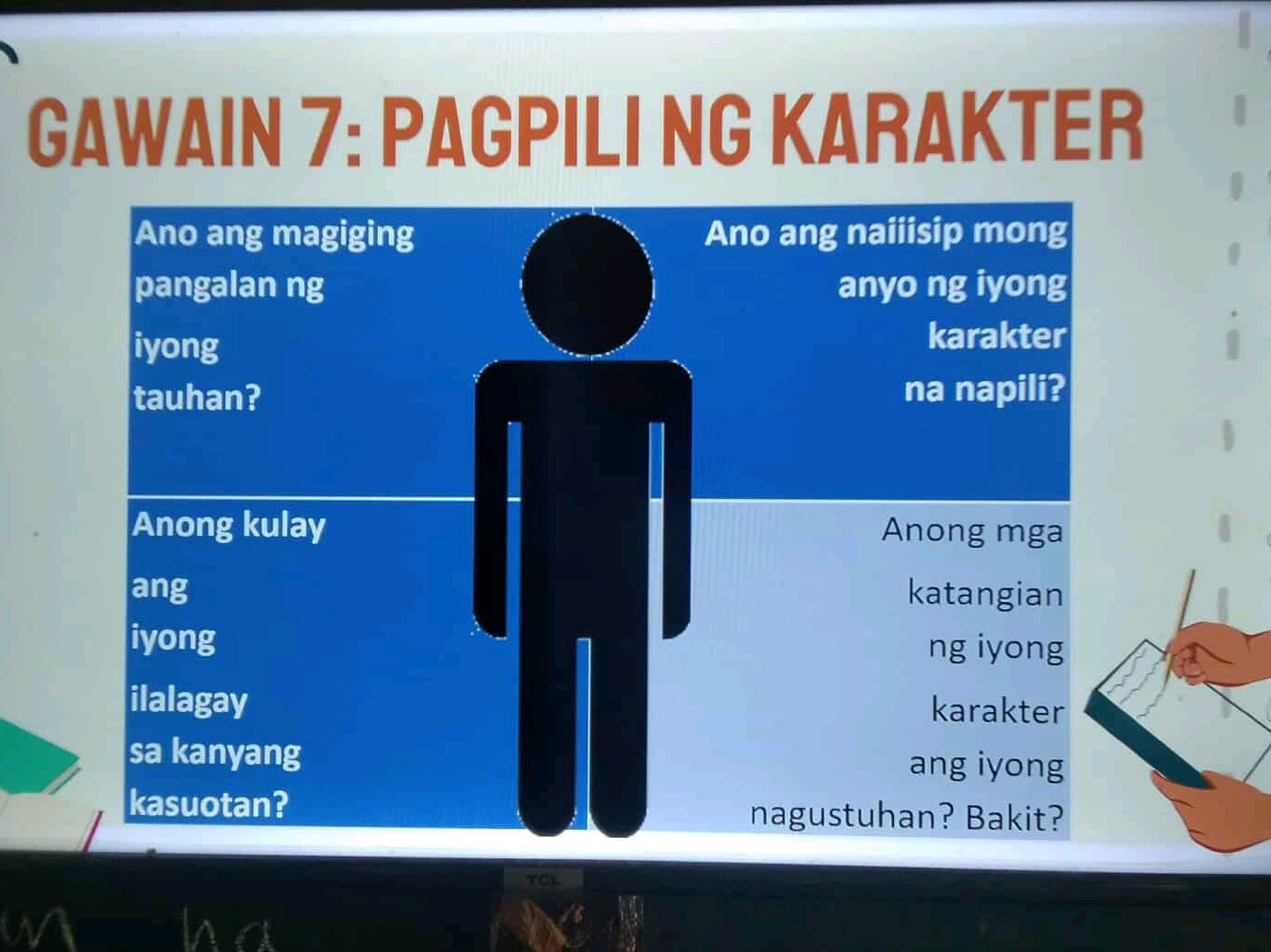 GAWAIN 7: PAGPILI NG KARAKTER Ano ang | StudyX