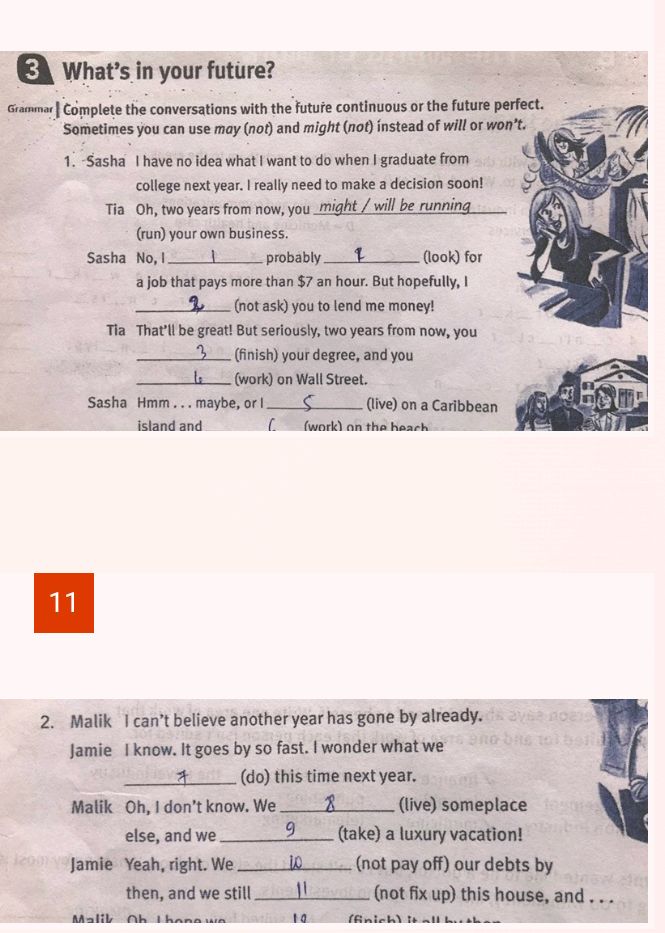 3 What's in your future? Grammar Complete | StudyX